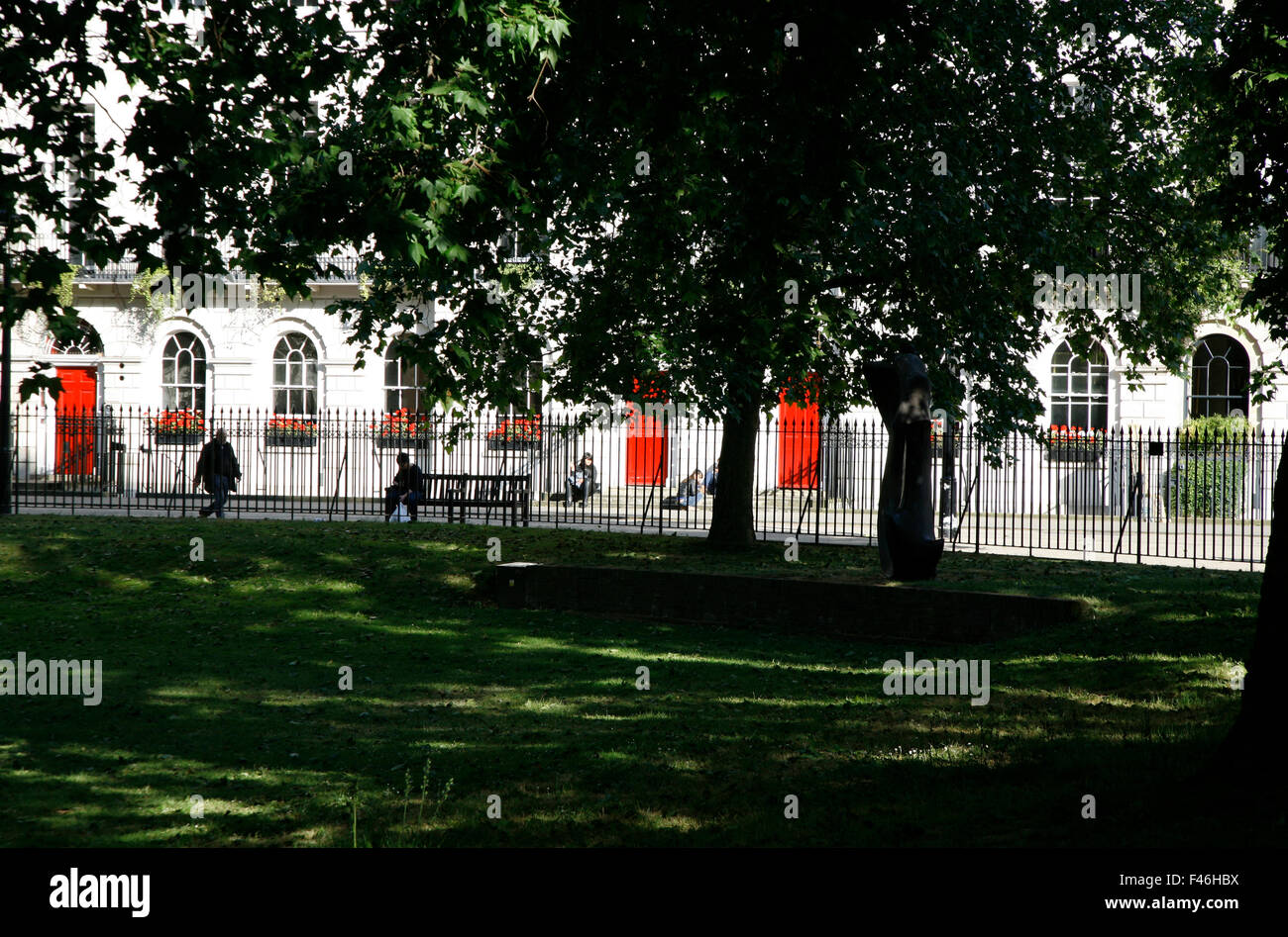 Fitzroy Square, Fitzrovia, London, UK Stock Photo - Alamy