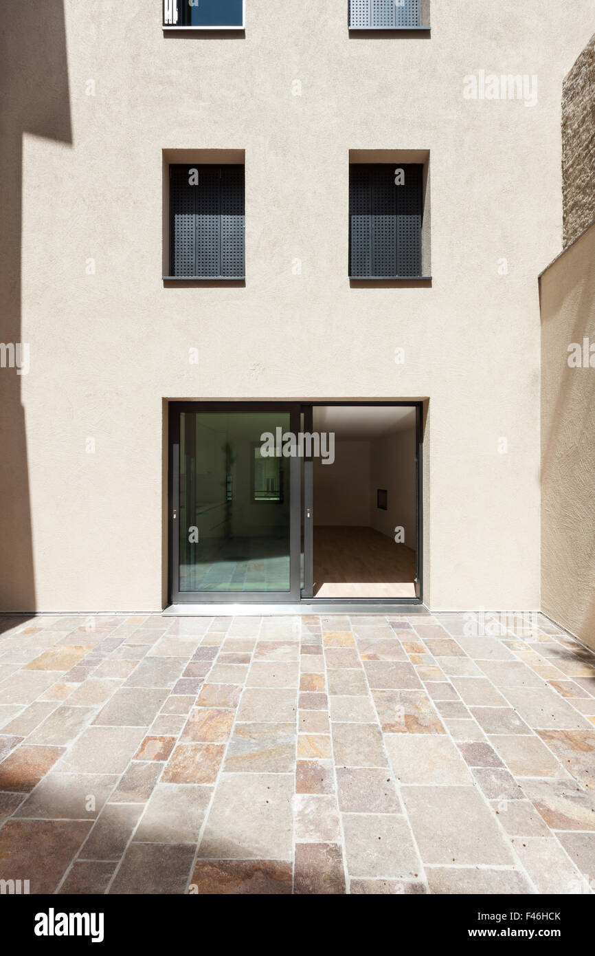 New architecture, modern house, view from outside Stock Photo - Alamy