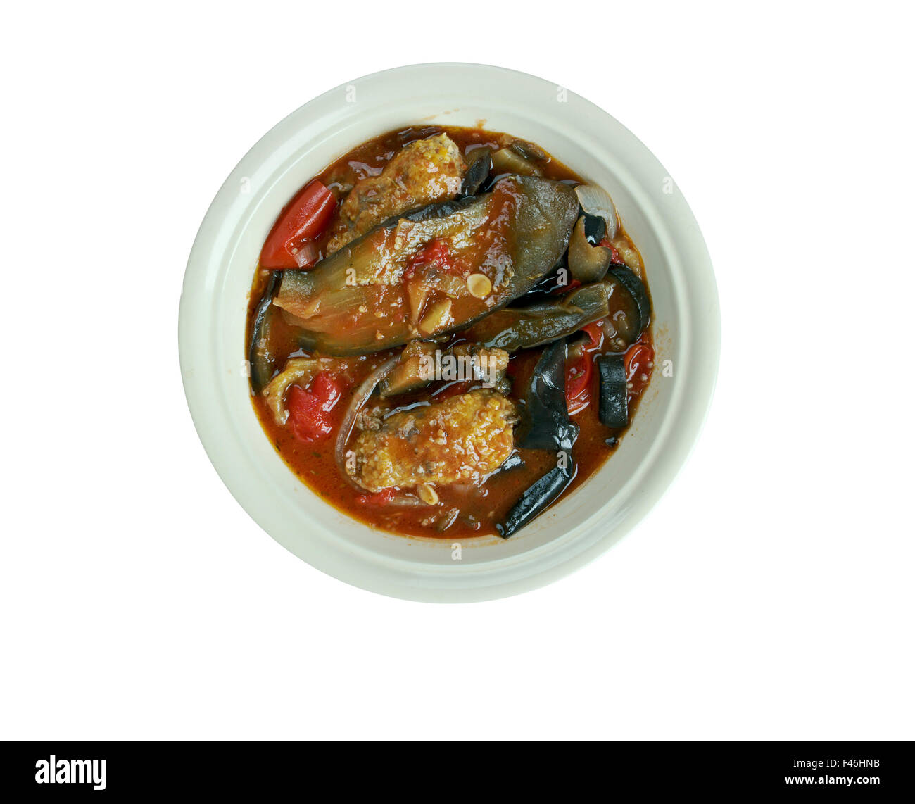 Tepsi Baytinijan- popular Iraqi casserole .dish is aubergine,baking ...