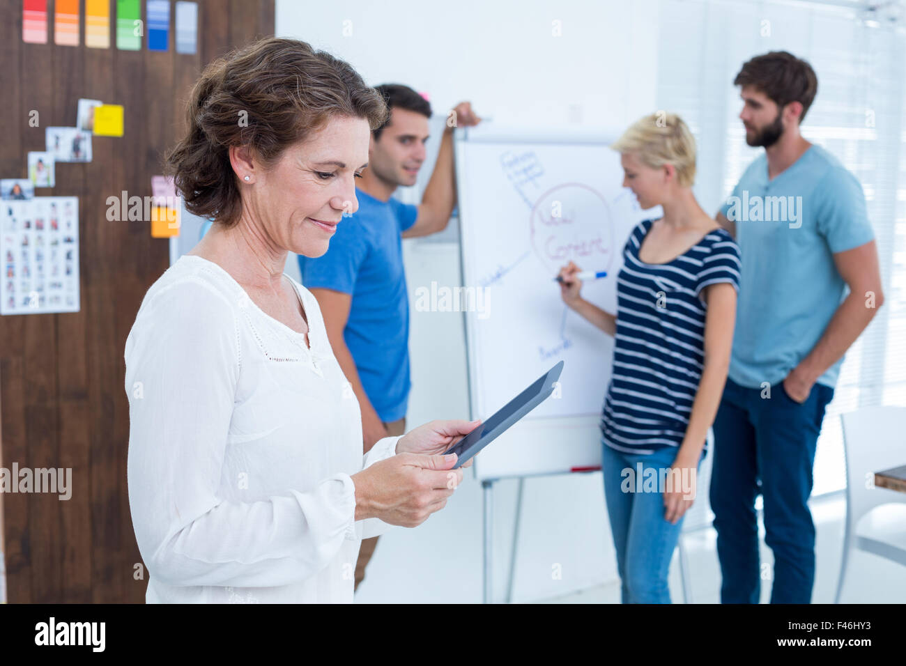 Creative business team in office Stock Photo - Alamy