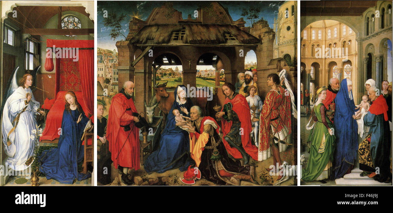 Rogier van der Weyden - Columba Altarpiece Stock Photo - Alamy