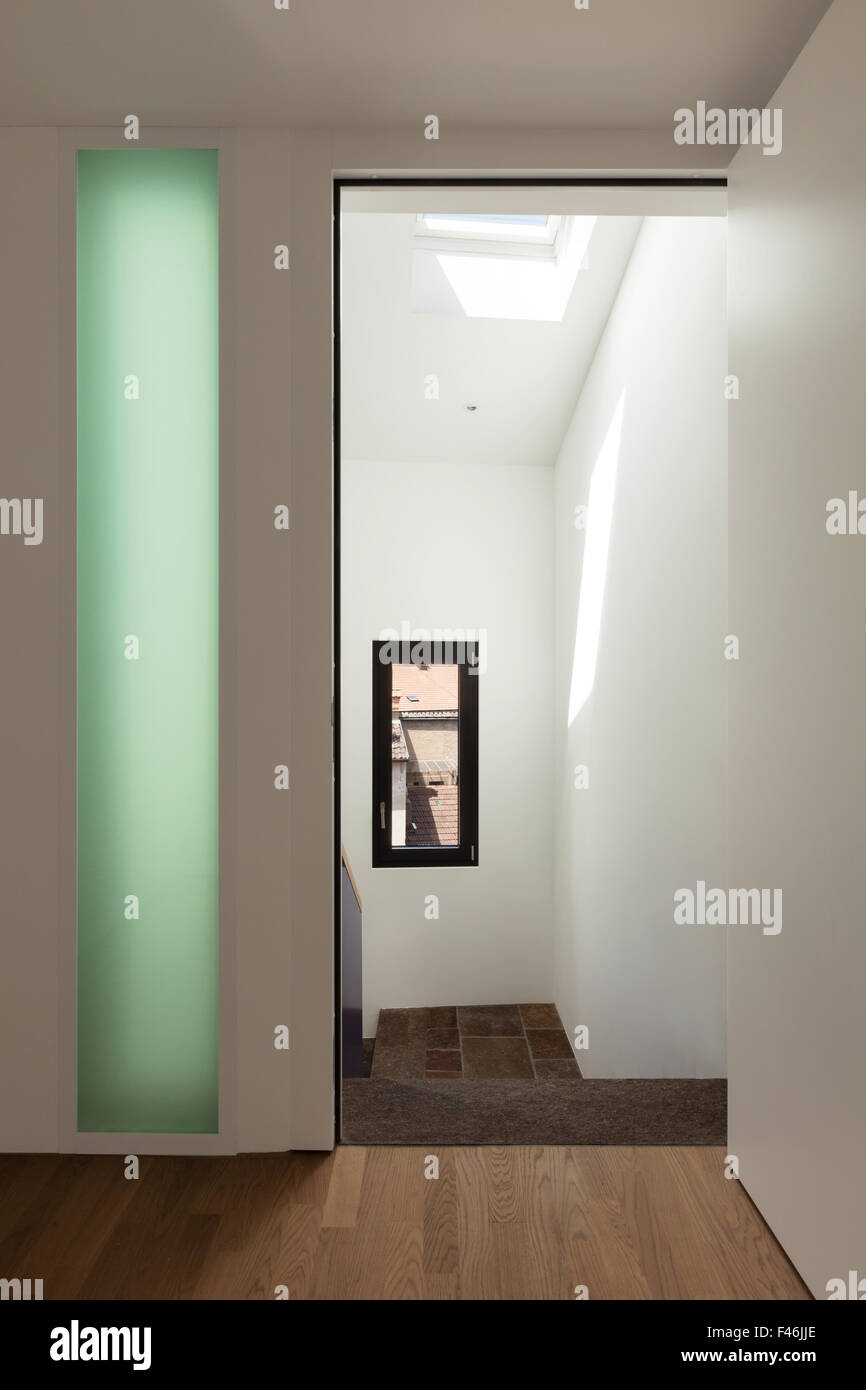 interior, entry of apartment in a modern building Stock Photo - Alamy