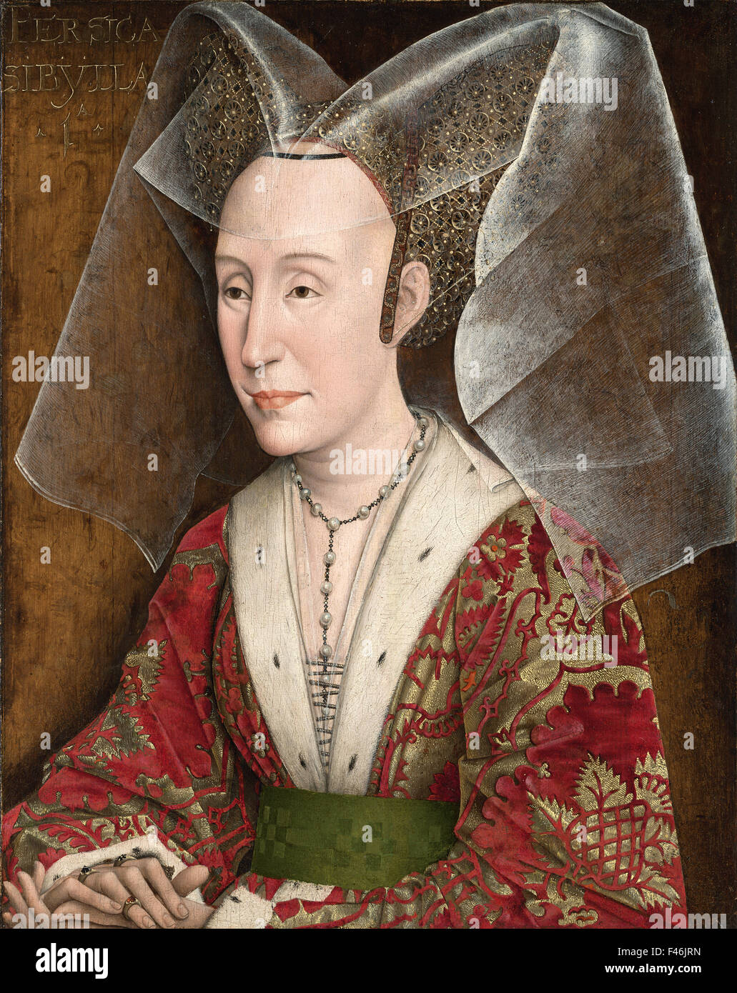 Rogier van der Weyden - Portrait of Isabella of Portugal Stock Photo - Alamy