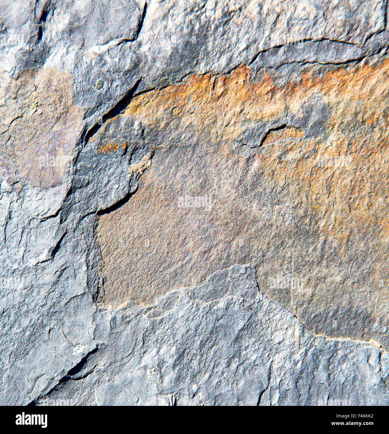 rocks stone and red orange gneiss in the wall of morocco Stock Photo ...