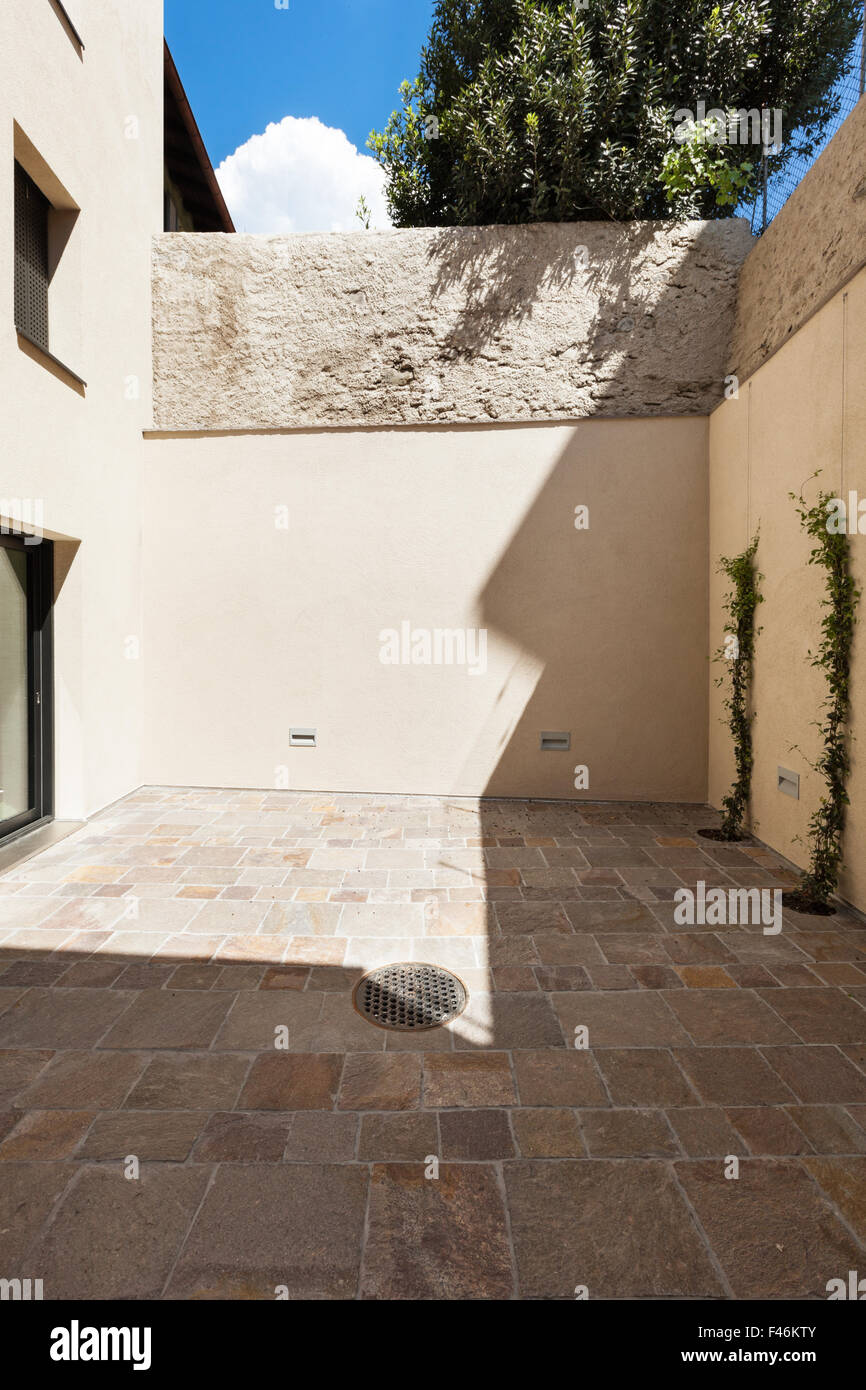 New architecture, modern house, view from outside Stock Photo - Alamy