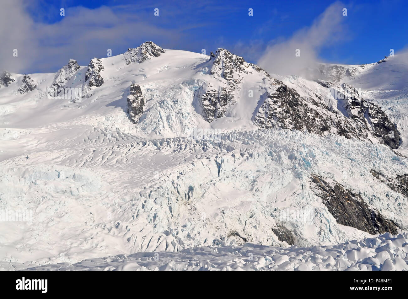 Ice at top mountain Stock Photo - Alamy