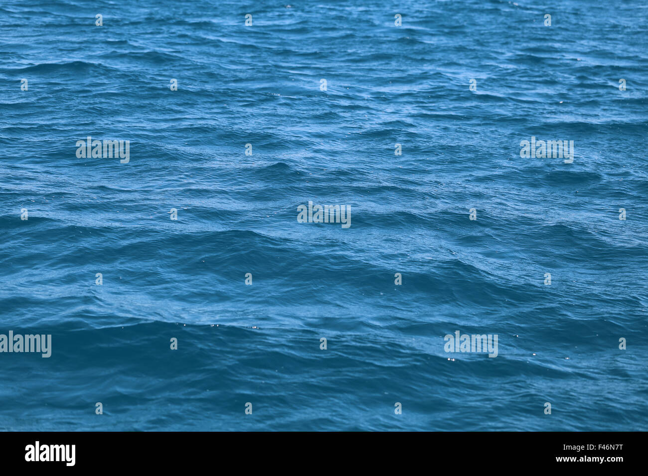 background bright blue sea waves on a windy day Stock Photo - Alamy