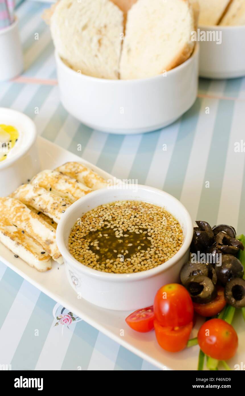 Lebanese breakfast hi-res stock photography and images - Alamy