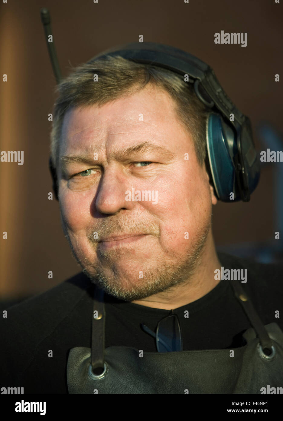 Portrait of an engine fitter, Sweden Stock Photo - Alamy