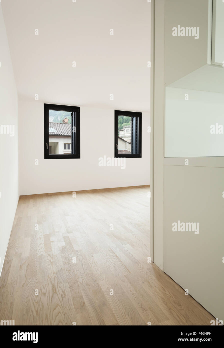 interior new house, empty room with windows Stock Photo - Alamy