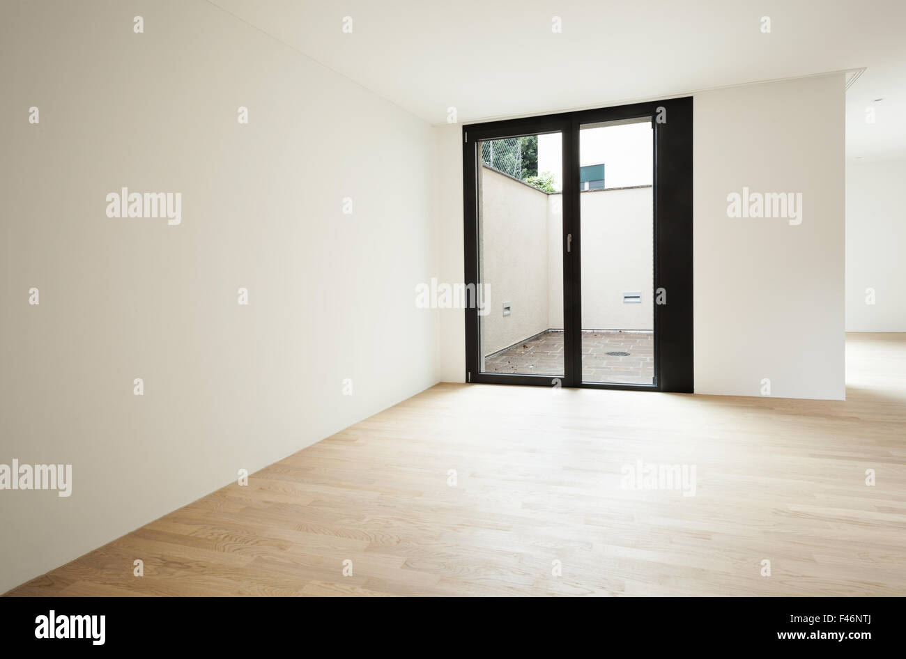 interior new house, veranda view from the hall Stock Photo - Alamy
