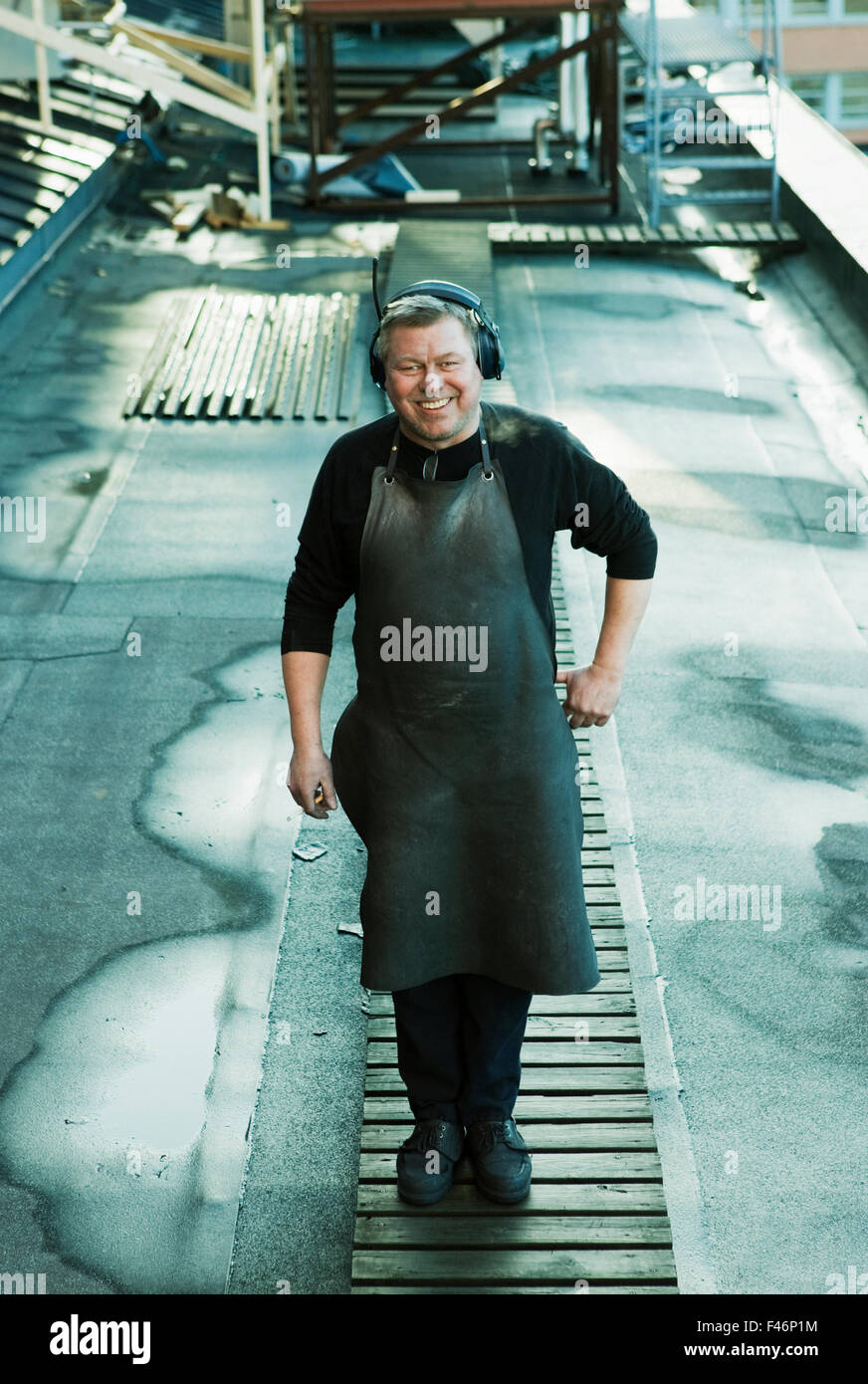An engine fitter, Sweden Stock Photo - Alamy