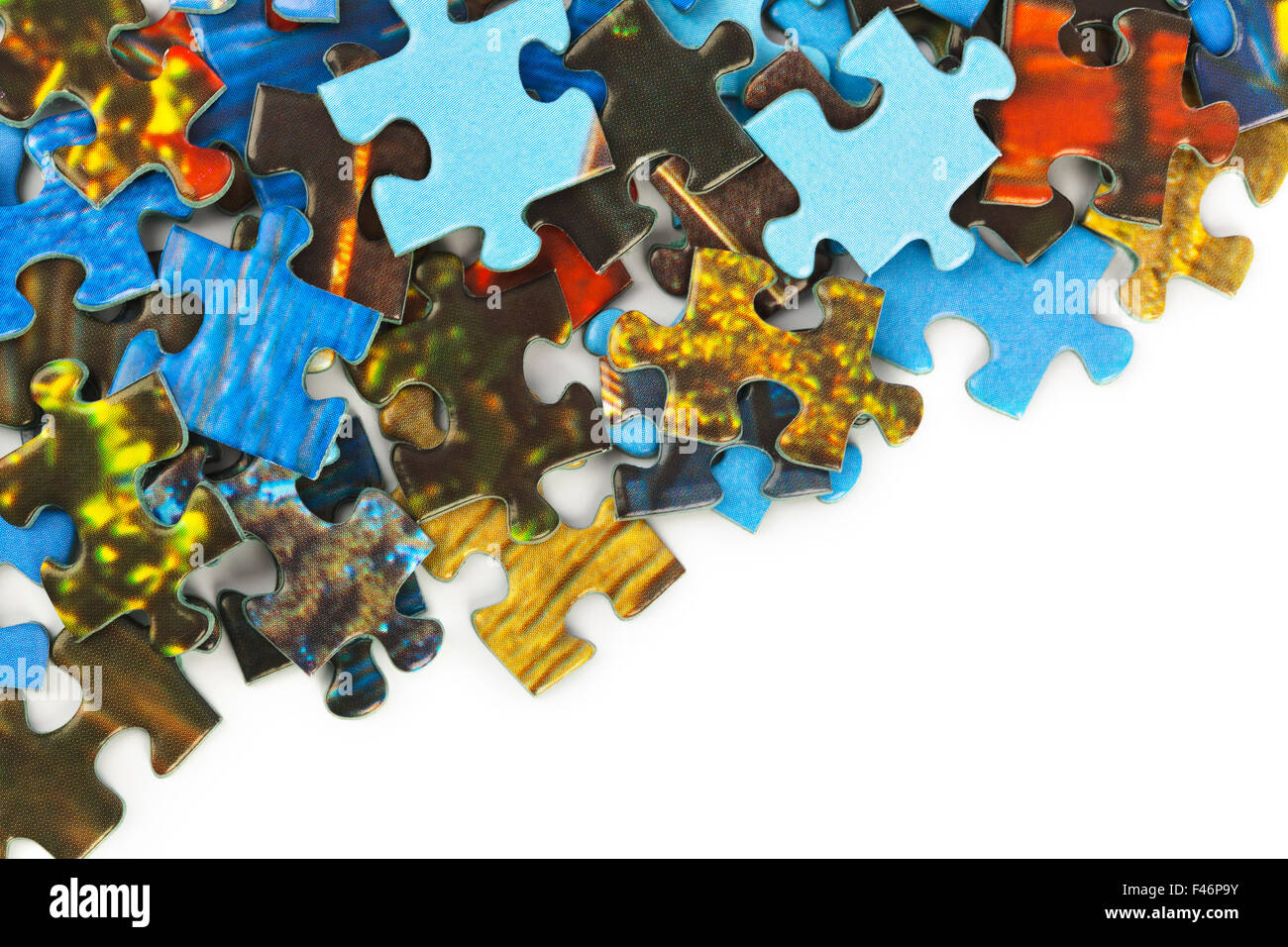 Pieces of puzzle Stock Photo - Alamy