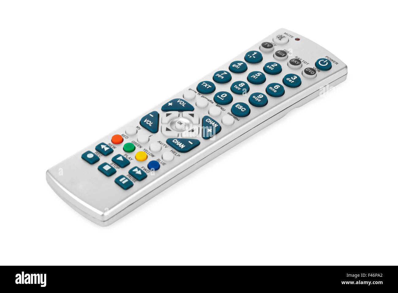 White remote control program hi-res stock photography and images - Alamy