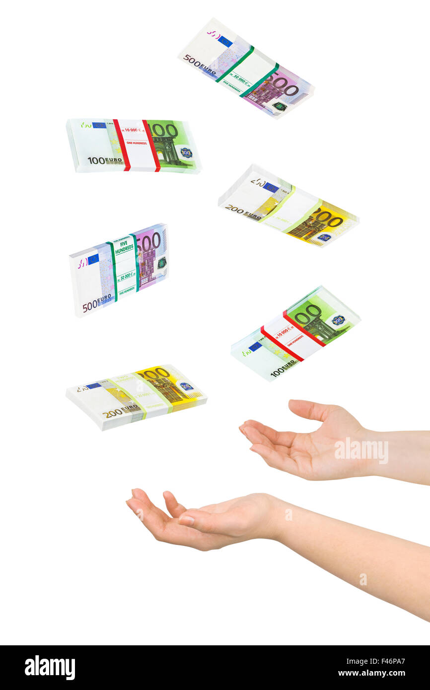 Juggling hands and money Stock Photo - Alamy