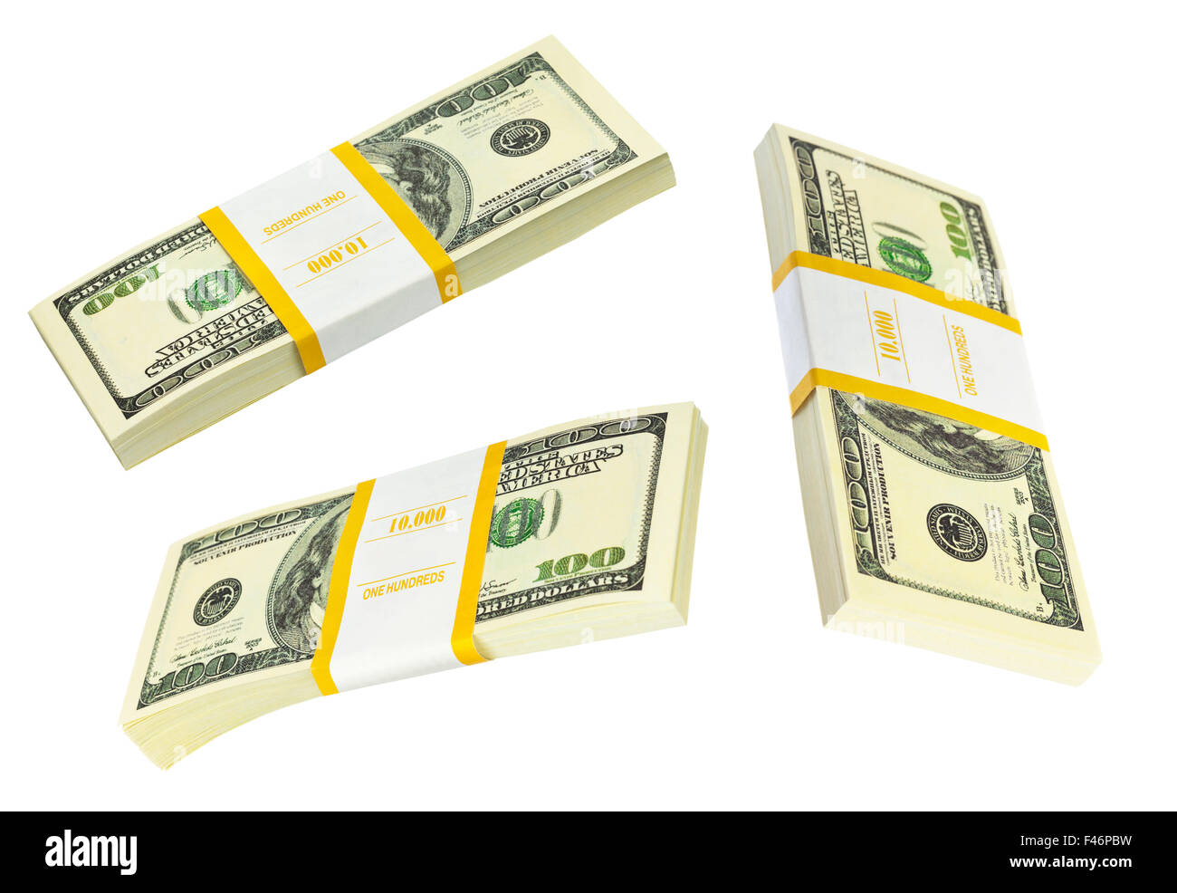 Money packs set Stock Photo - Alamy