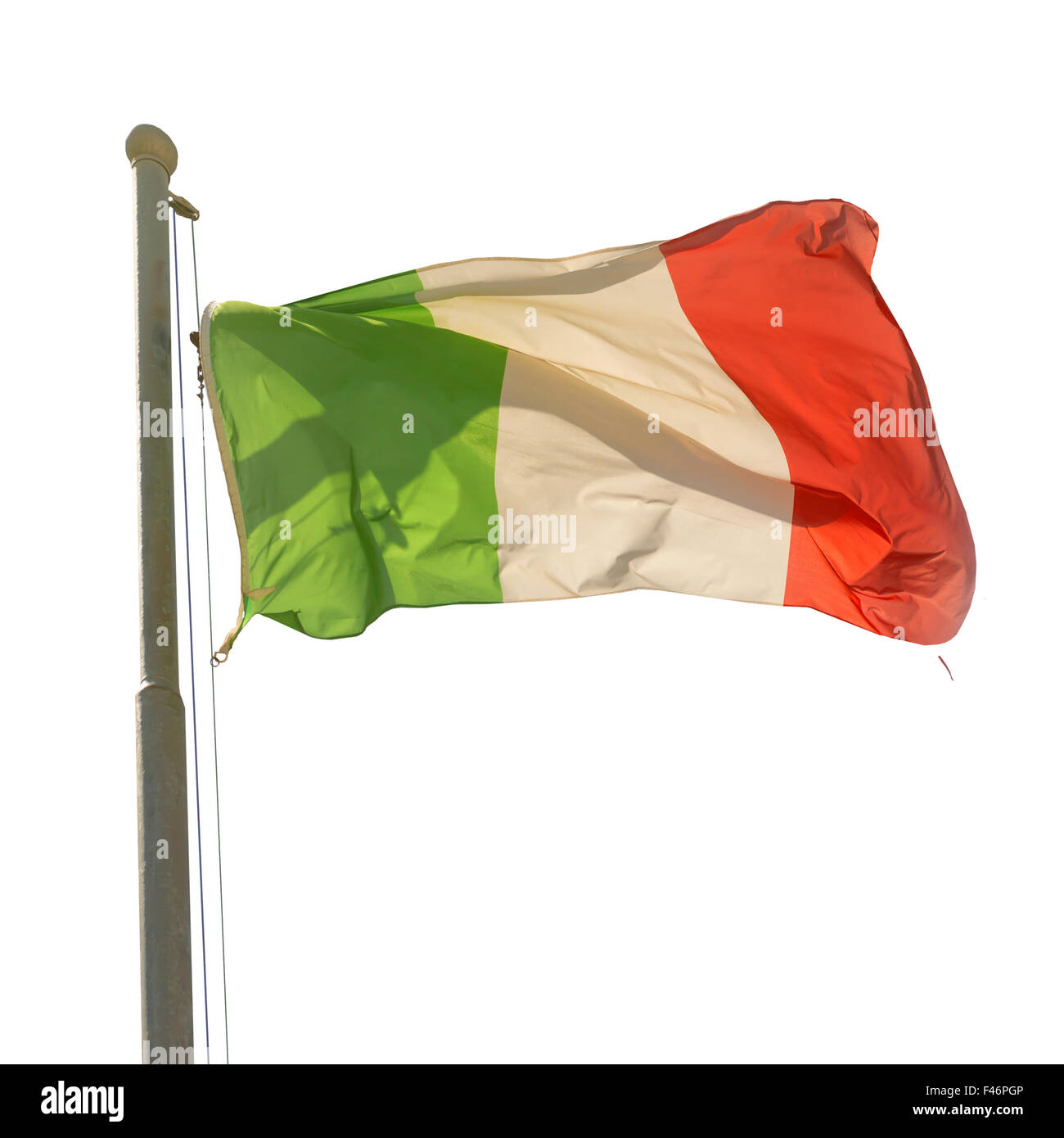 Waving Italian flag Stock Photo - Alamy