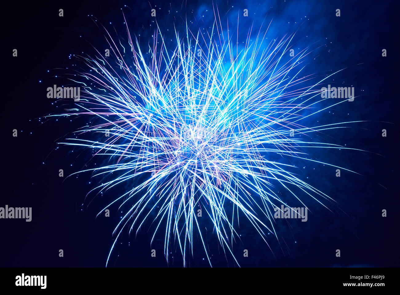 Red ball fireworks hi-res stock photography and images - Alamy
