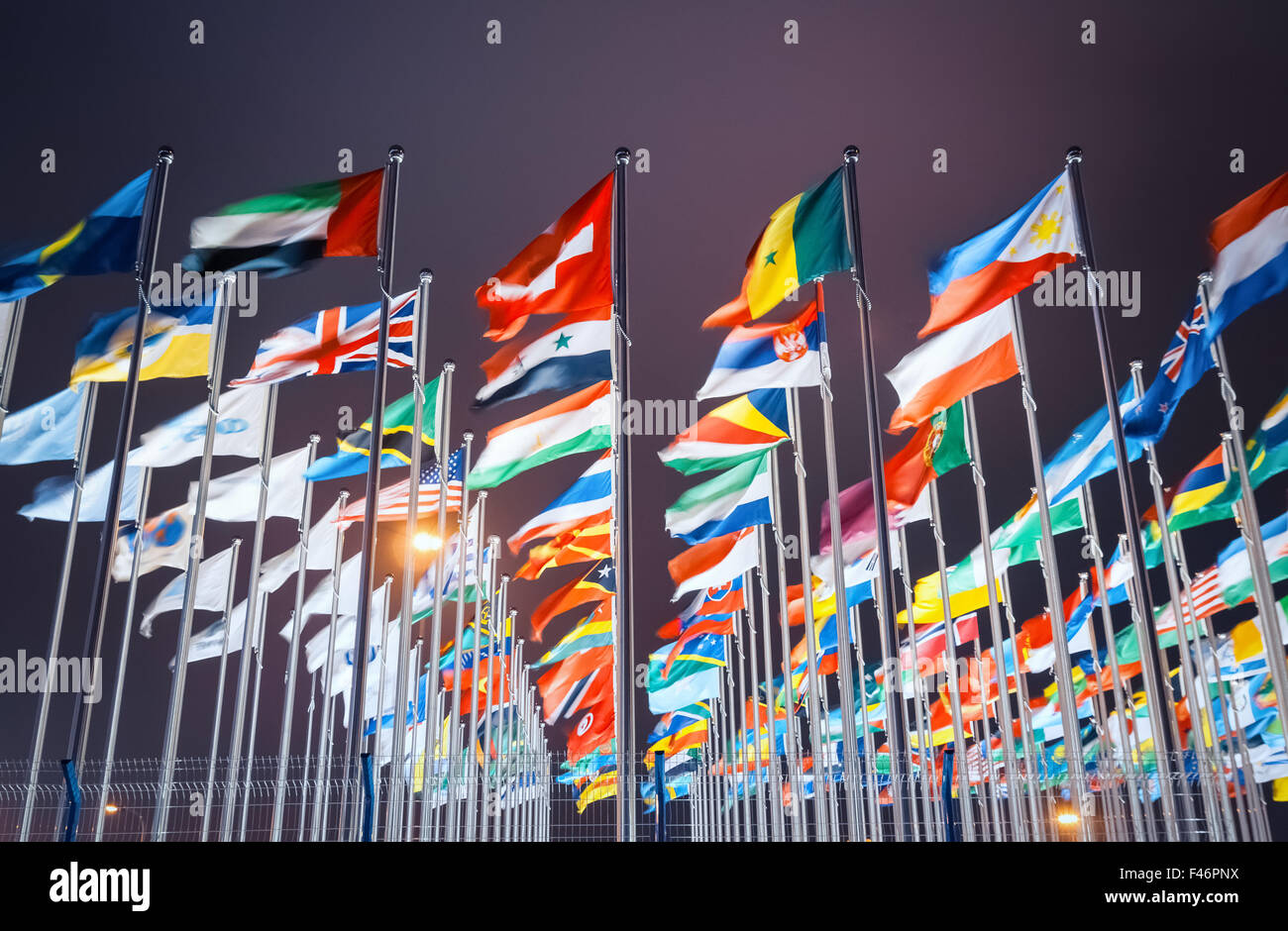 Unity of national flags hi-res stock photography and images - Alamy