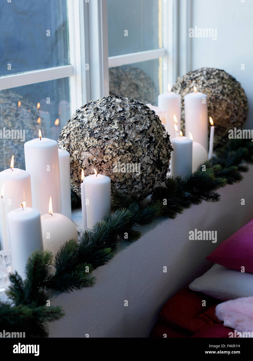 Candles sweden window hi-res stock photography and images - Alamy