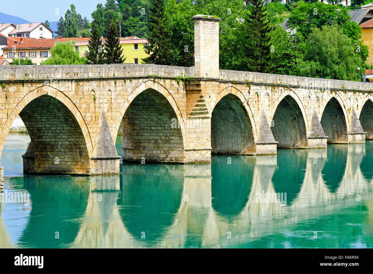 Drina river bridge hi-res stock photography and images - Alamy