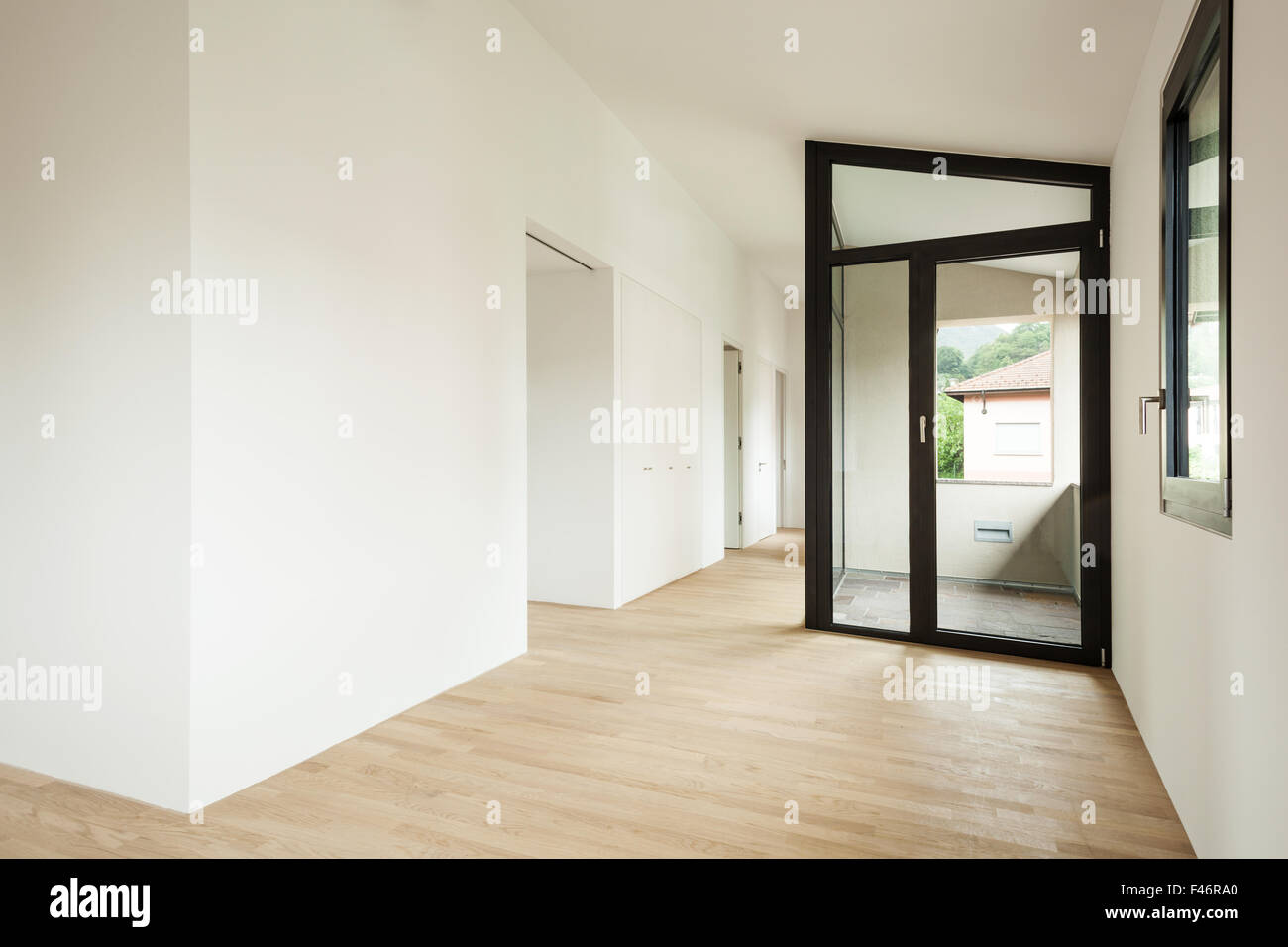 Interior new house, view modern room Stock Photo - Alamy