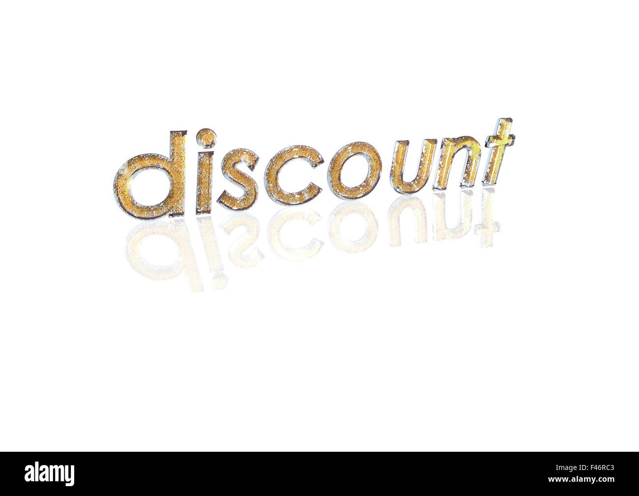 Word discount made from percentage symbols Stock Photo - Alamy