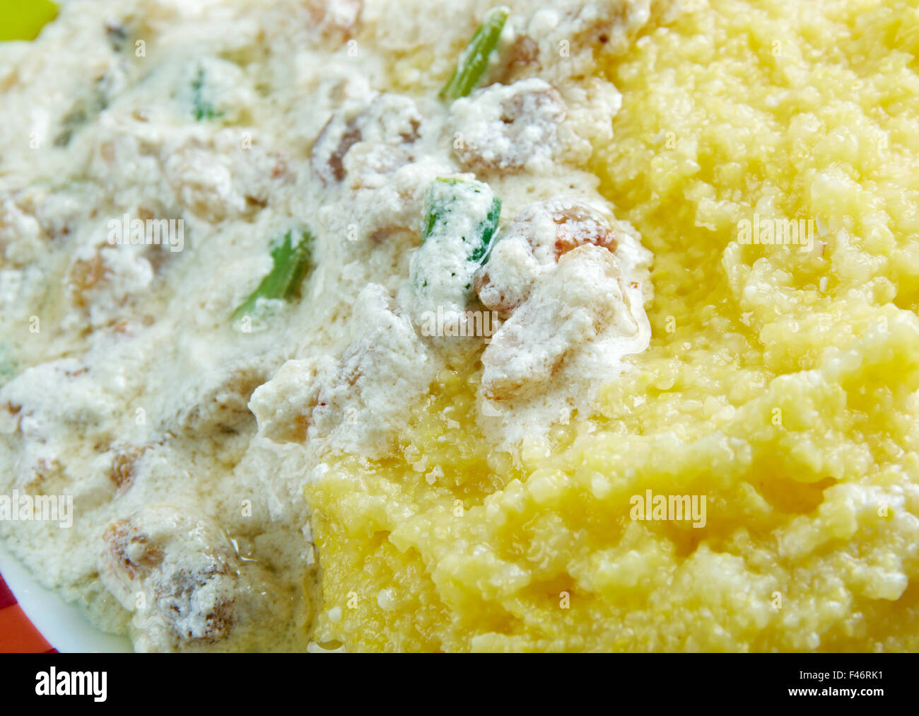 Banusz - traditional dish of Hutsuls.Carpathian highlanders.corn ...