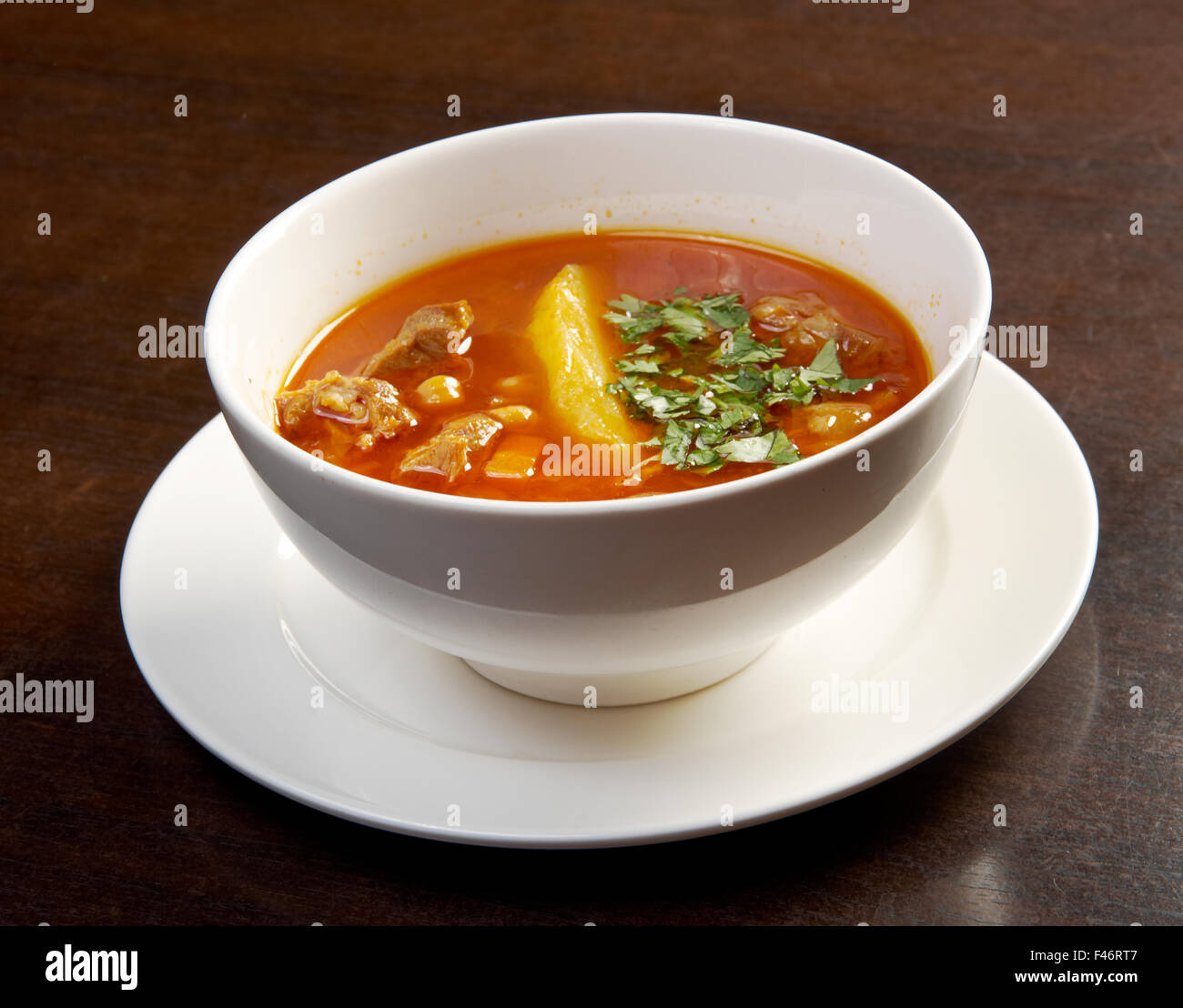 Bozbash - Iranian, Azerbaijan mutton soup Stock Photo - Alamy