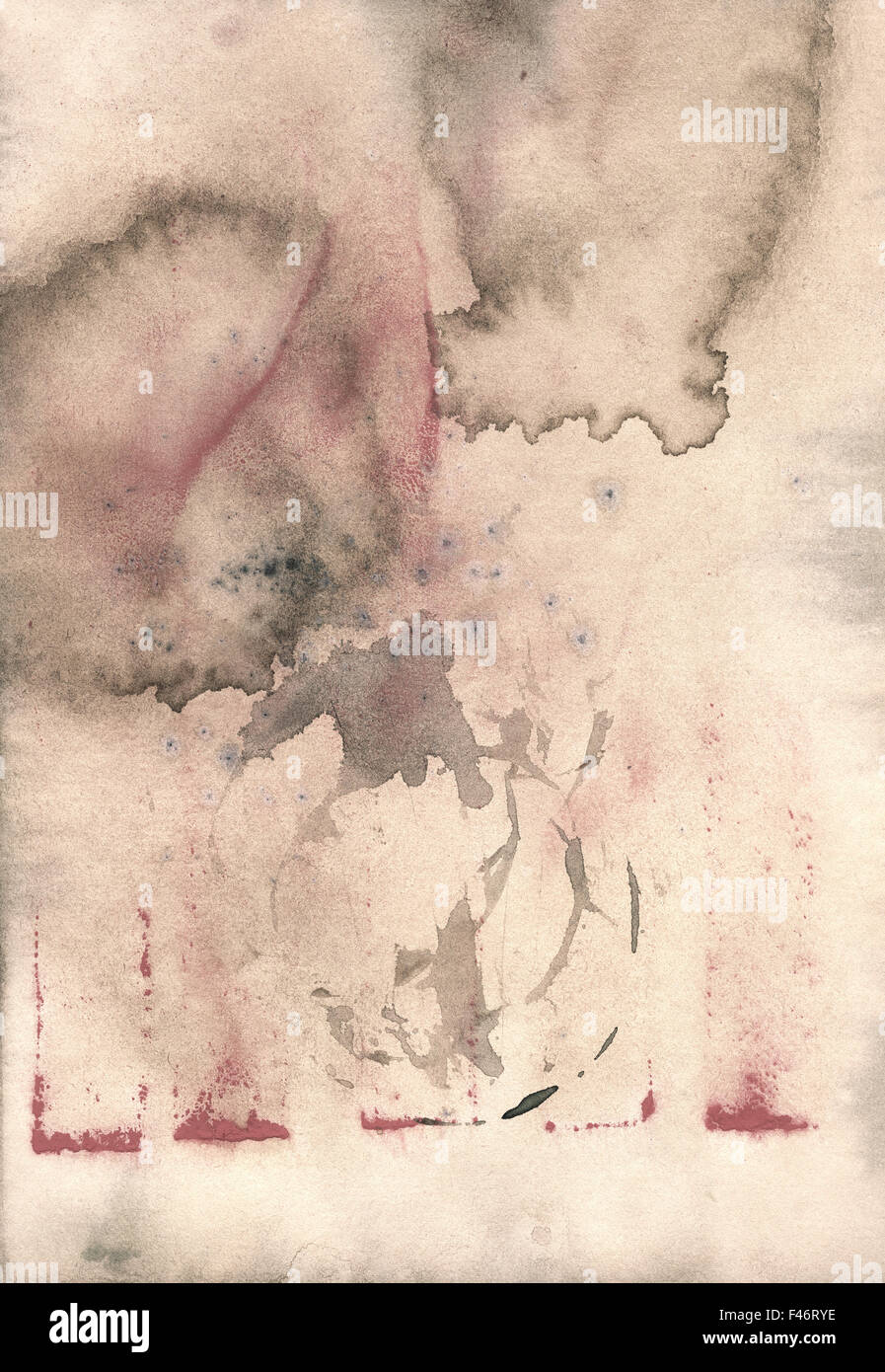 Light grunge brown recycled parchment with stains, paper texture Stock ...