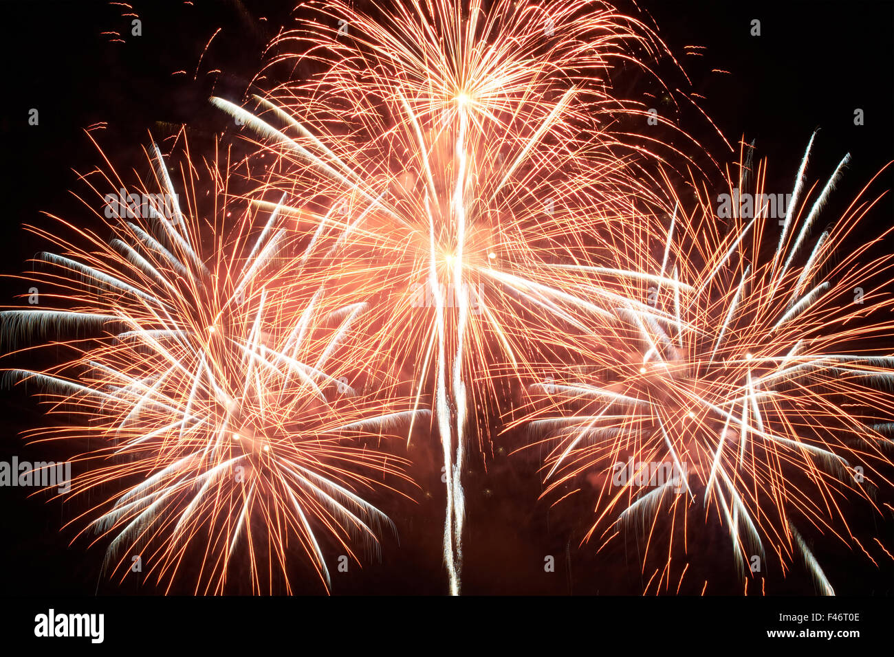 Colorful holiday fireworks Stock Photo - Alamy