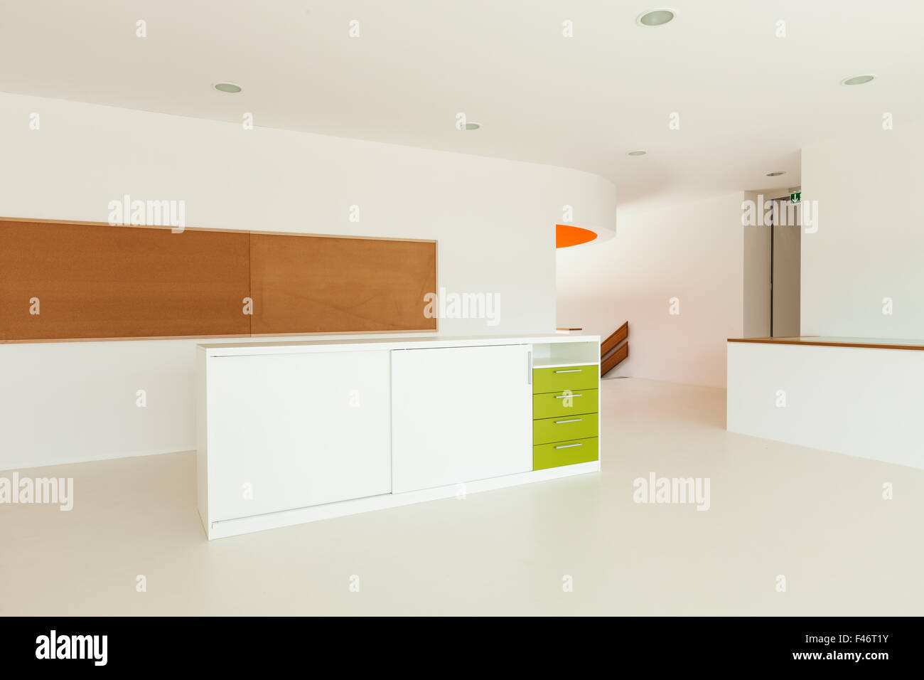 new architecture, interior, elementary school, large hall Stock Photo ...