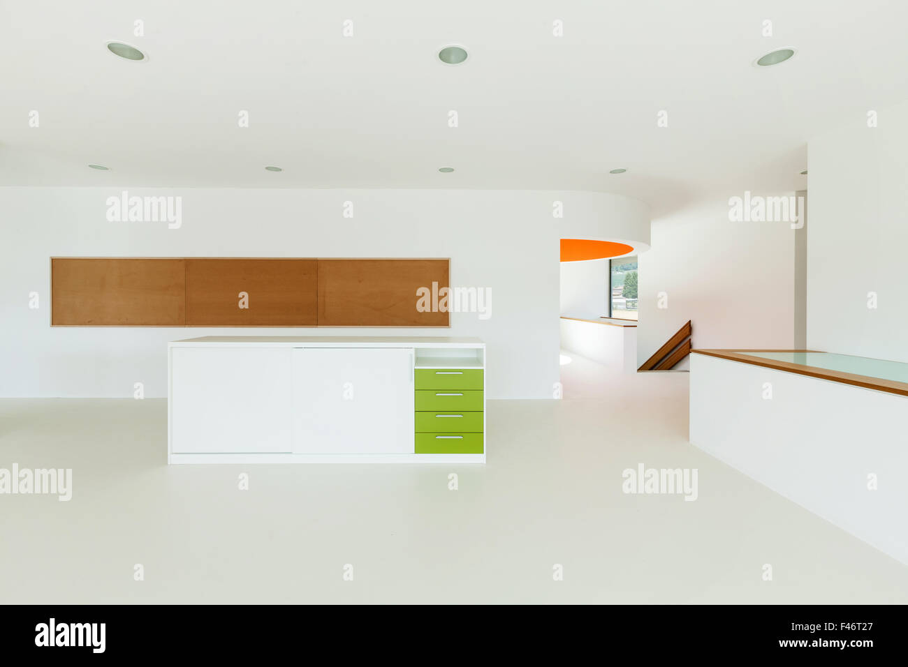 new architecture, interior, modern school, large hall Stock Photo - Alamy