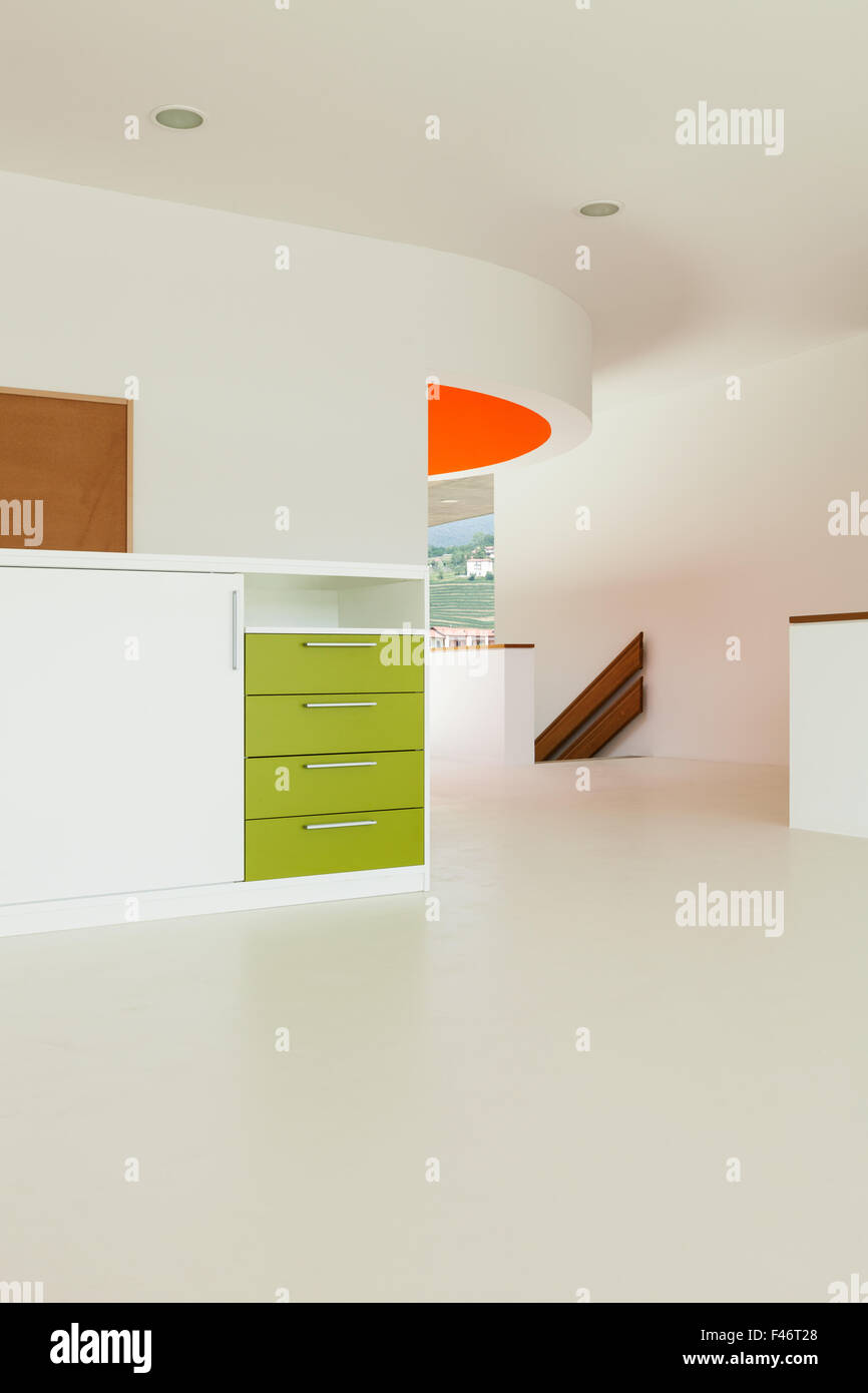 new architecture, interior, elementary school, large hall Stock Photo ...