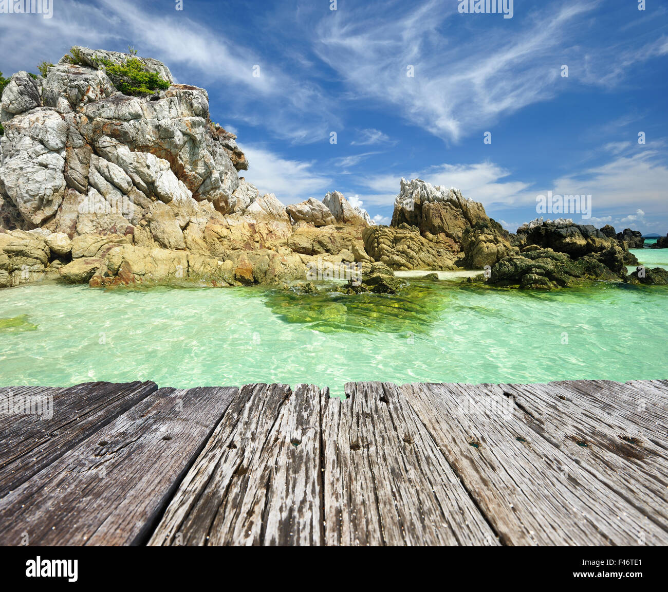 Rocky sand beach floor hi-res stock photography and images - Alamy