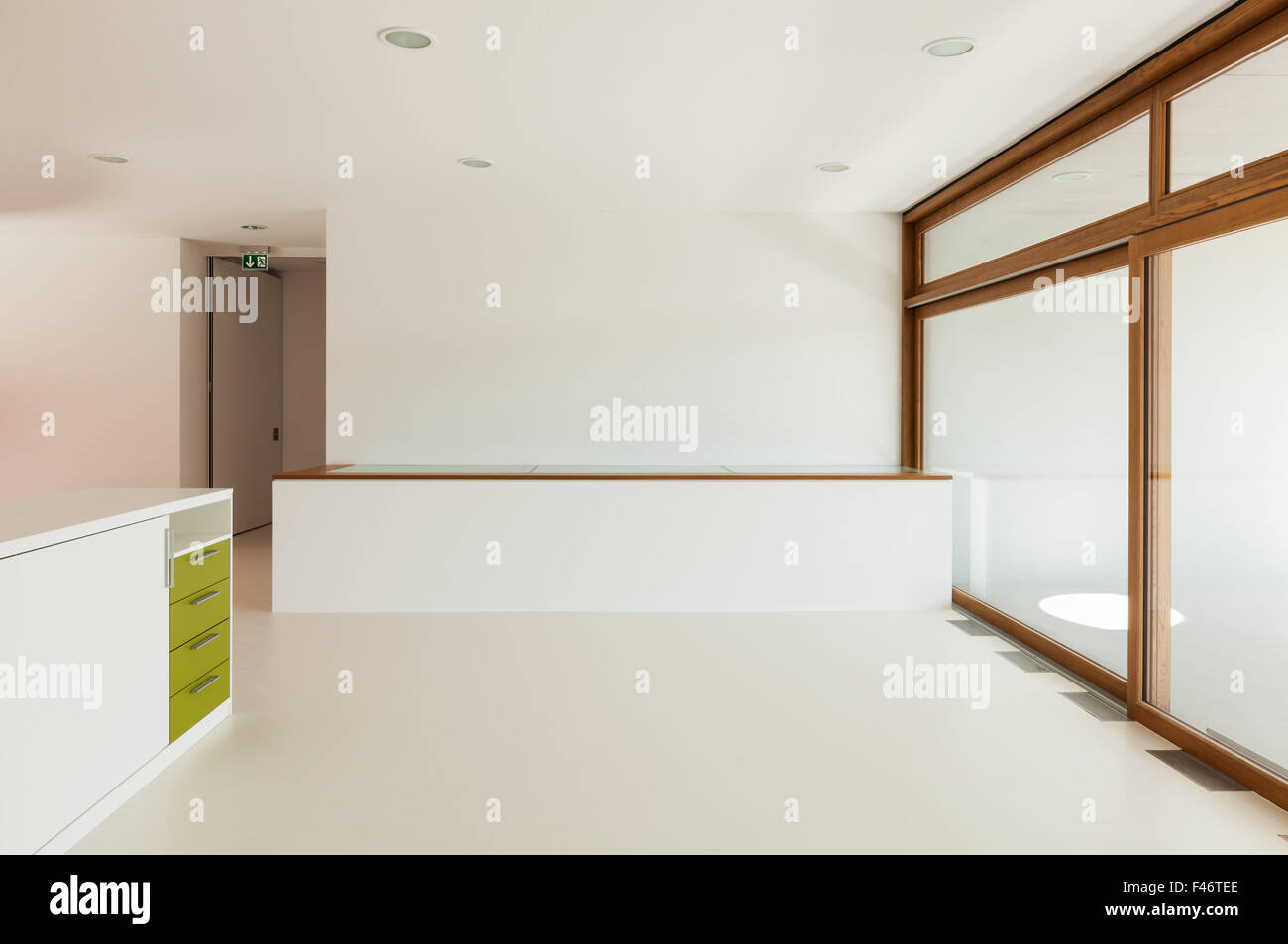 new architecture, interior, elementary school, large hall Stock Photo ...