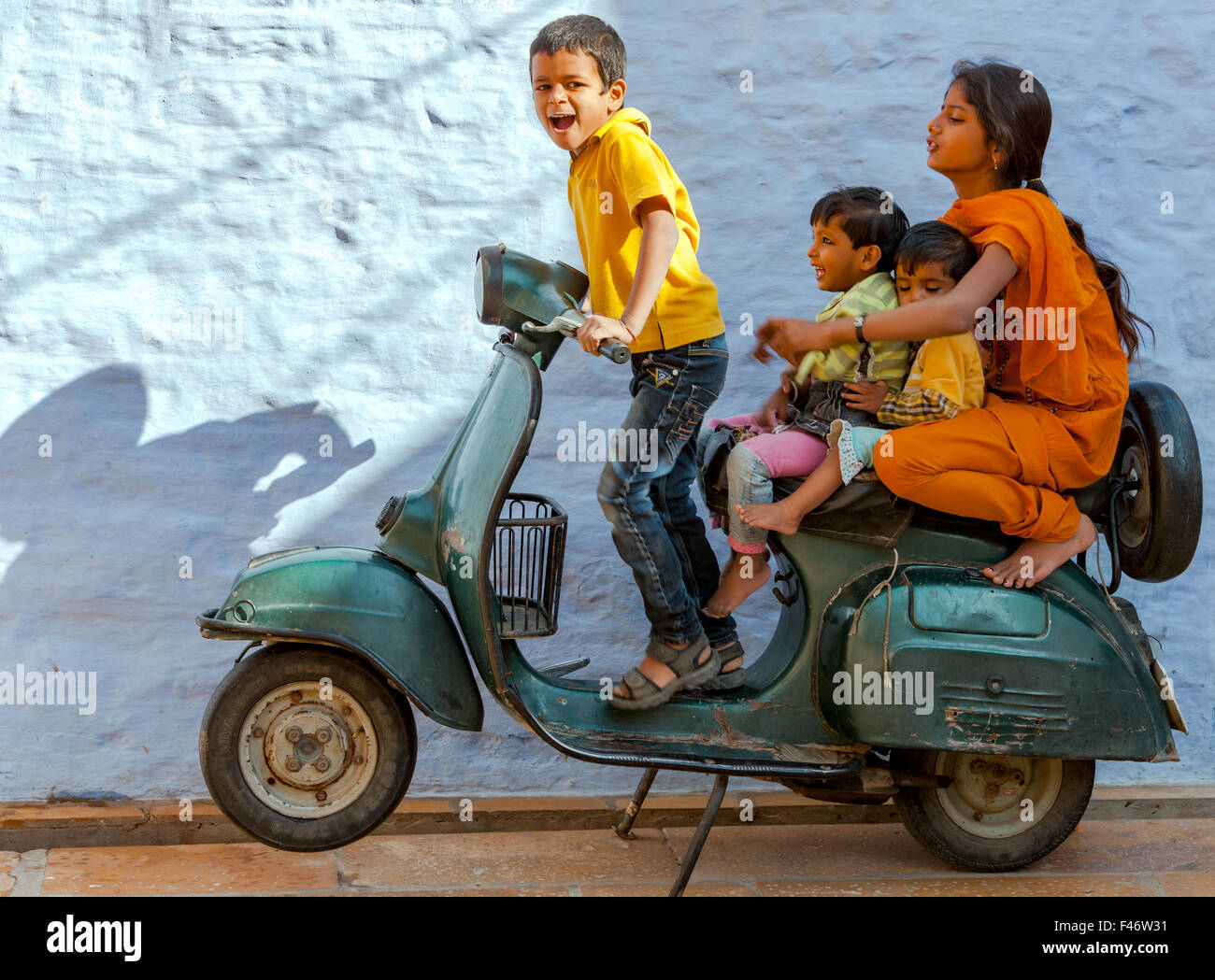 Indian scooter hi-res stock photography and images - Alamy