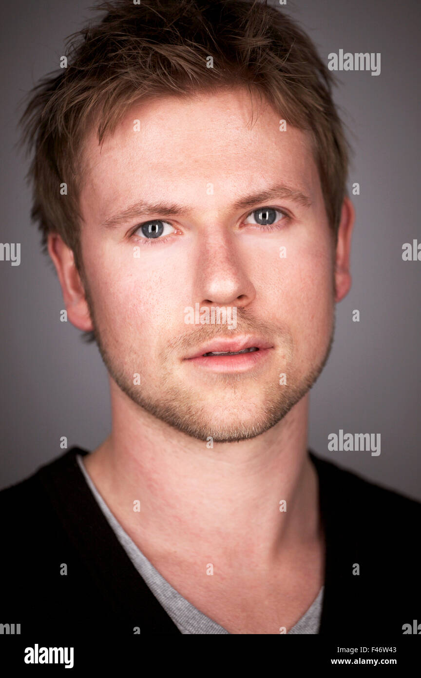 Portrait of a man, Denmark Stock Photo - Alamy