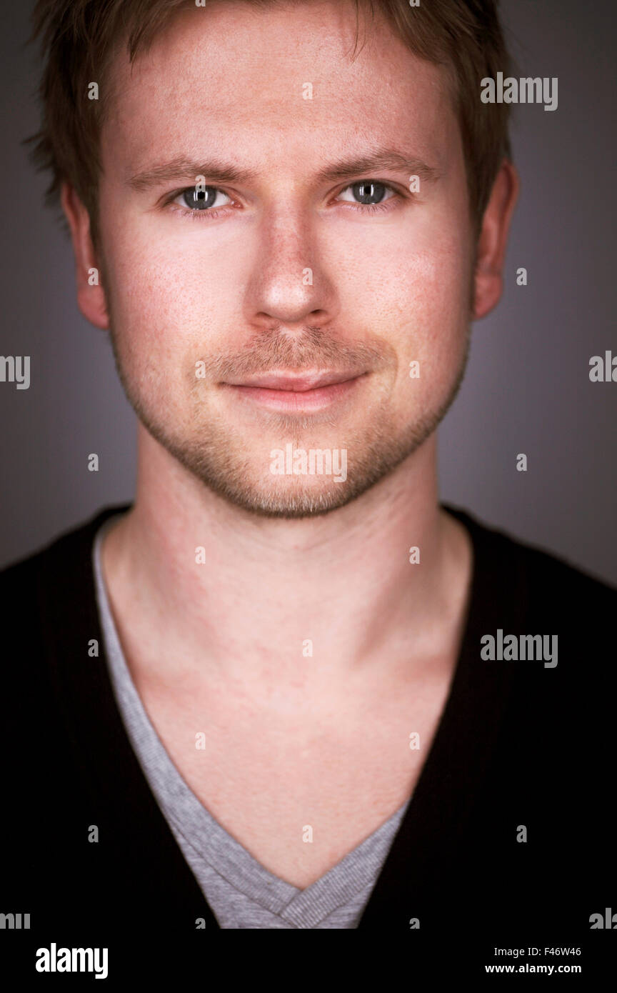 Portrait of a man, Denmark Stock Photo - Alamy