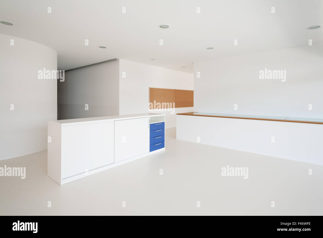 new architecture, interior, elementary school, large hall Stock Photo ...
