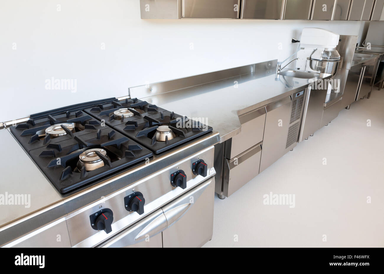 Professional kitchen in modern building Stock Photo - Alamy