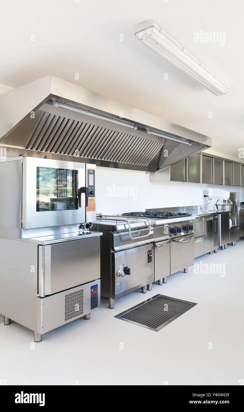 Professional kitchen in modern building Stock Photo - Alamy