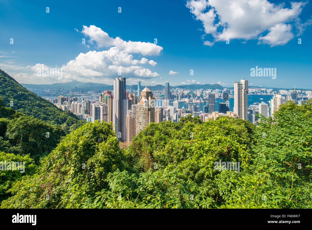 View of Hong Kong during sunny day Stock Photo - Alamy