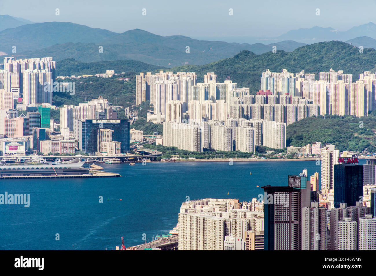 View of Hong Kong during sunny day Stock Photo - Alamy
