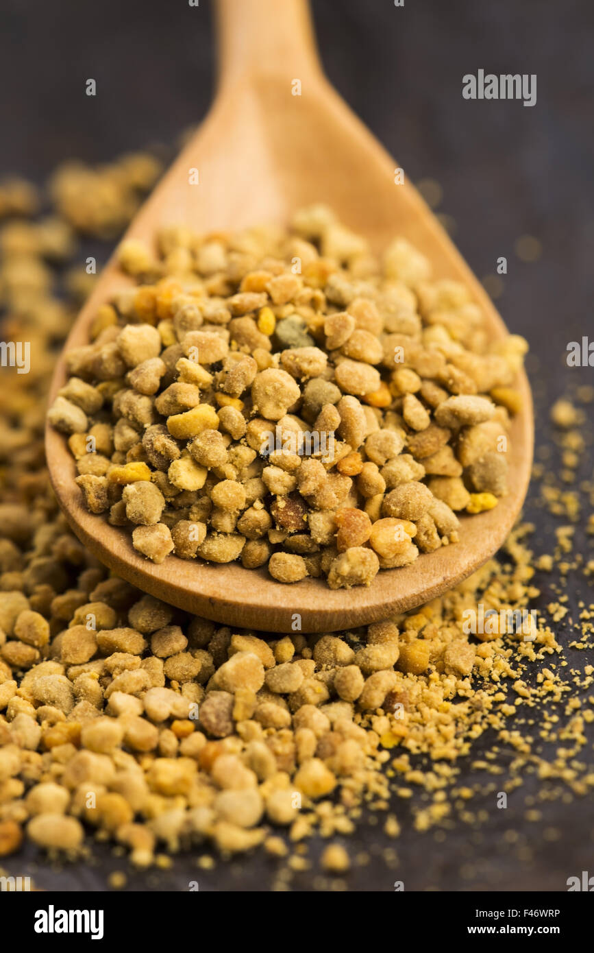 Bee pollen closeup Stock Photo - Alamy