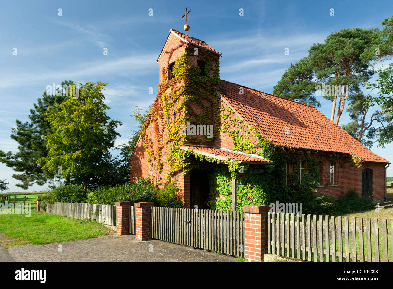 A traditional old village church Stock Photo - Alamy