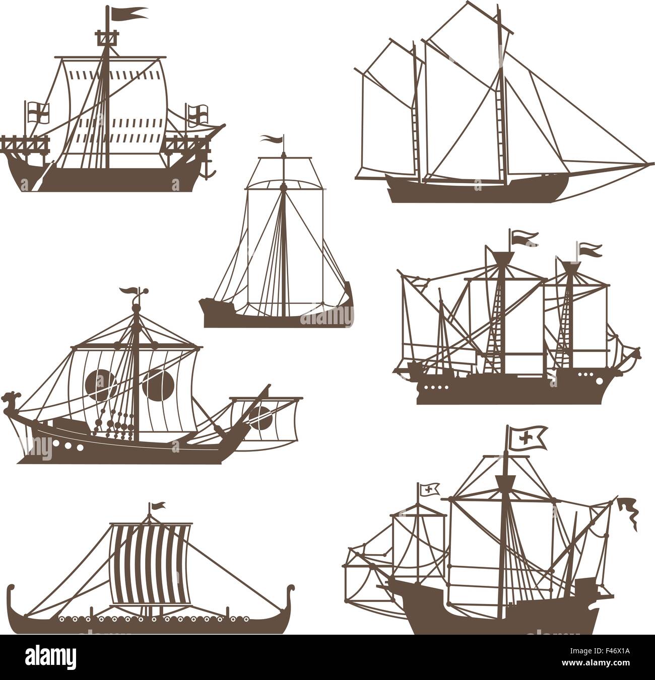 Galleon Ship Sketch High Resolution Stock Photography and Images - Alamy