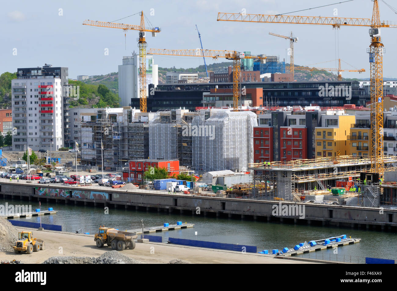 Buildings under construction, Gothenburg, Sweden Stock Photo - Alamy