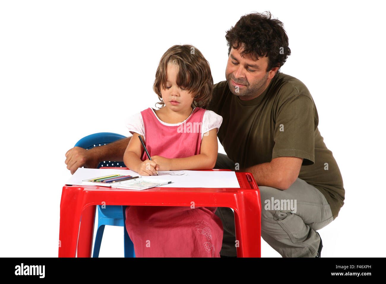 adult and child portrait Stock Photo - Alamy