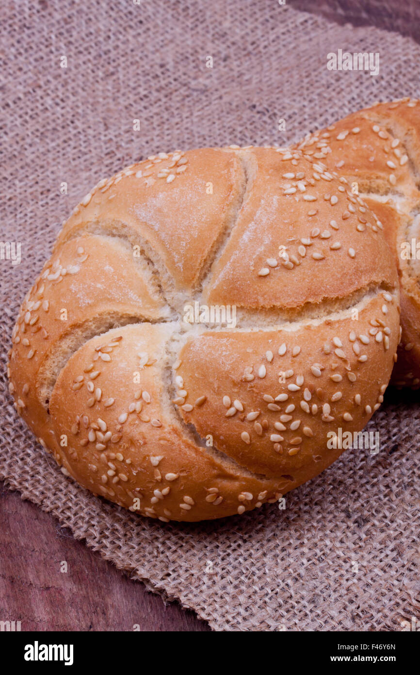 kaiser roll bread Stock Photo - Alamy
